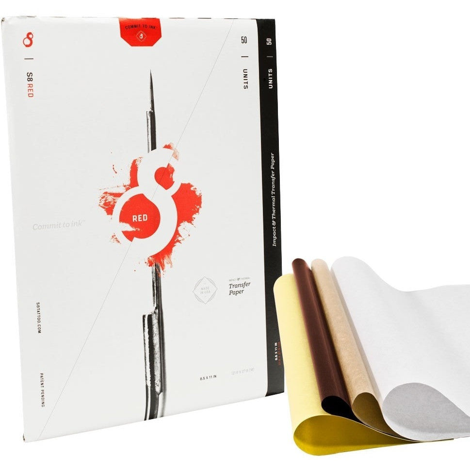 S8 Red Stencil Paper– Steri-Studio